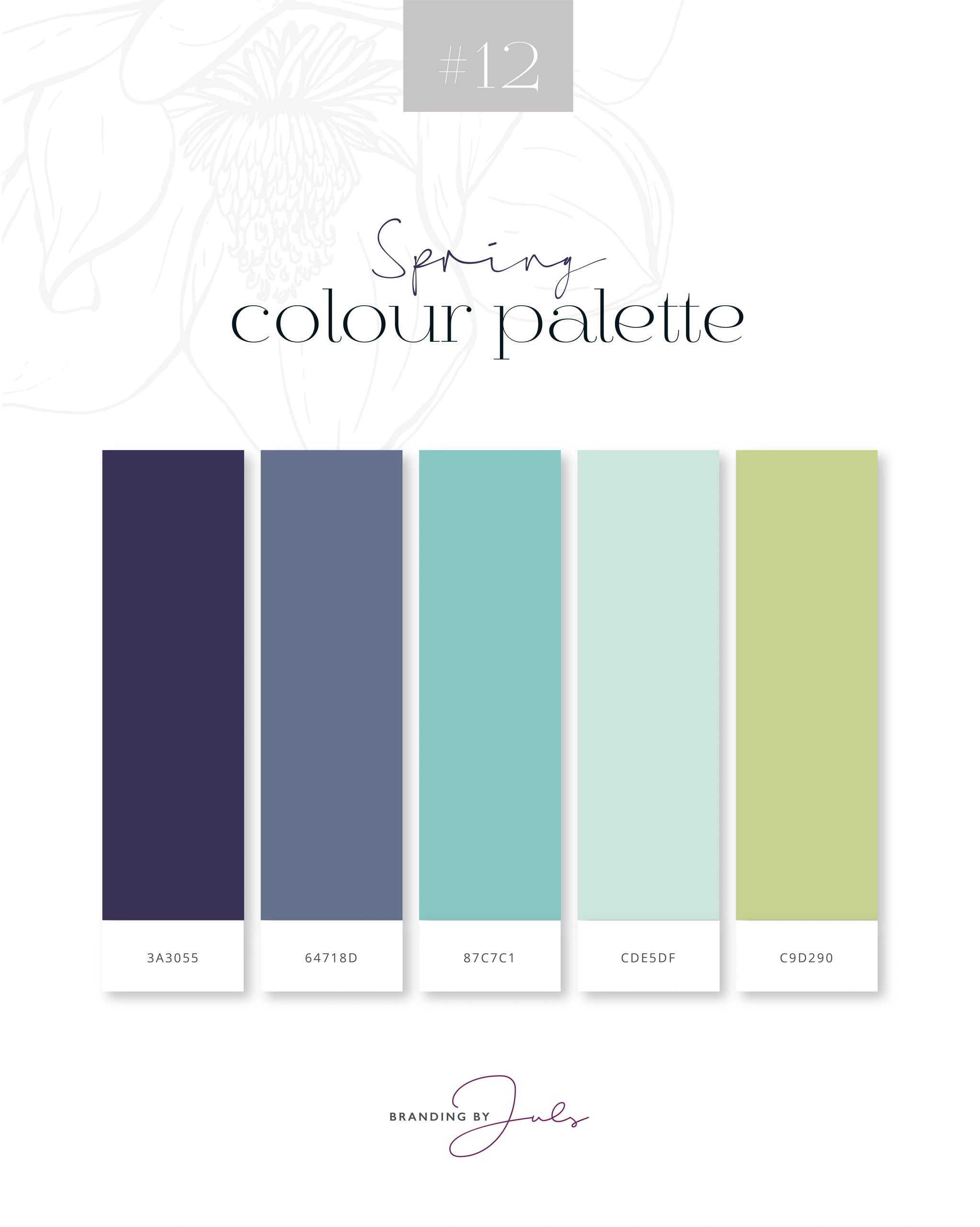 20 beautiful seasonal colour palettes for your branding